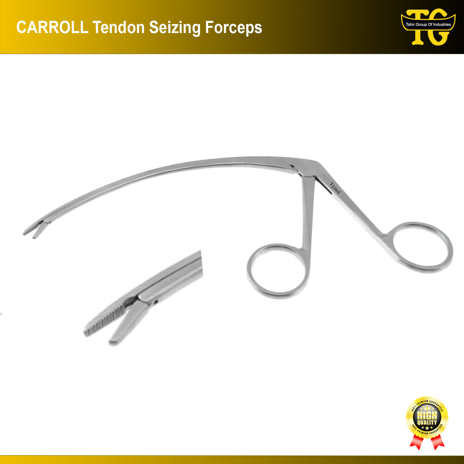 Carroll Tendon Seizing Forcep - Tahir Group Of Industries